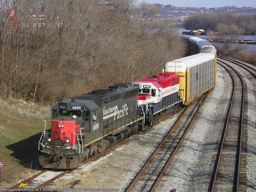 IORY 9500 At Riverside Westbound